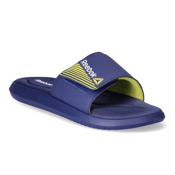 Reebok | Shoes | Reebok Mens Memory Foam Adjustable Slide Sandals Size ...
